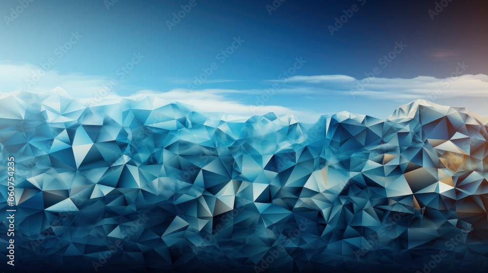 Blue low poly background , HD, Background Wallpaper, Desktop Wallpaper ...