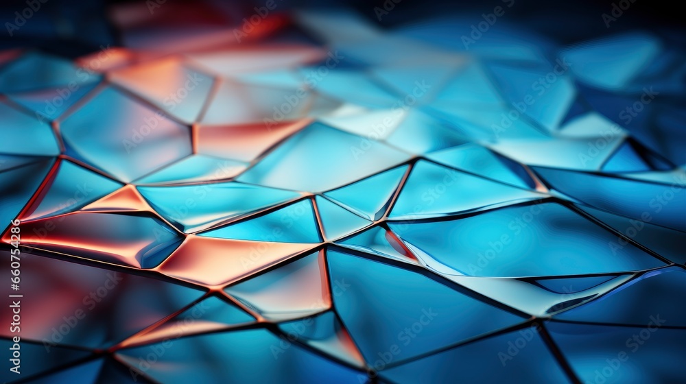 Blue polygons background, HD, Background Wallpaper, Desktop Wallpaper ...