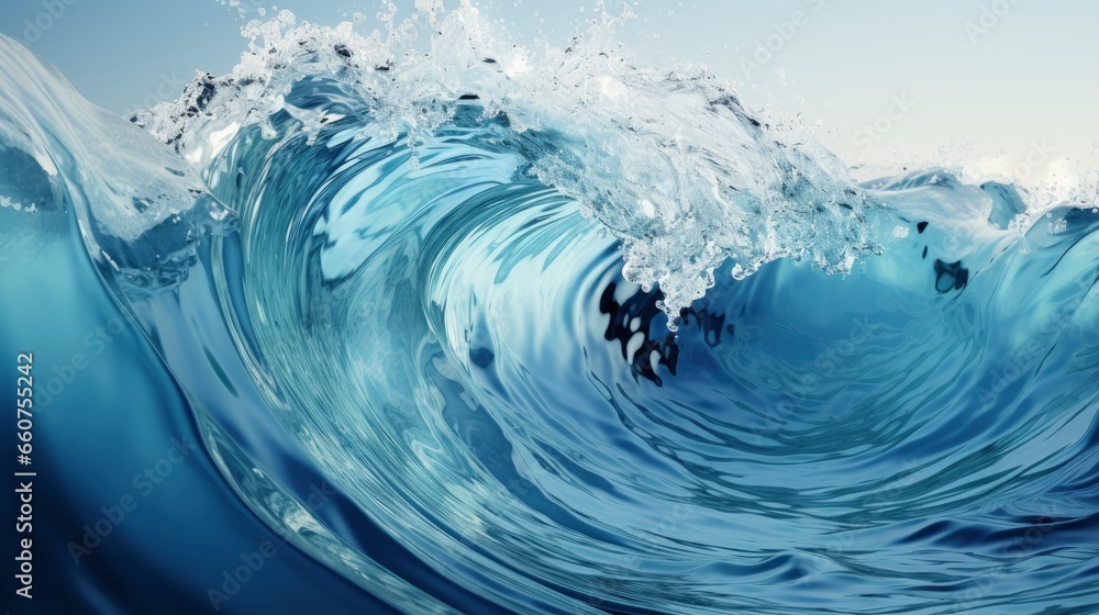 Blue wave abstract background , HD, Background Wallpaper, Desktop ...
