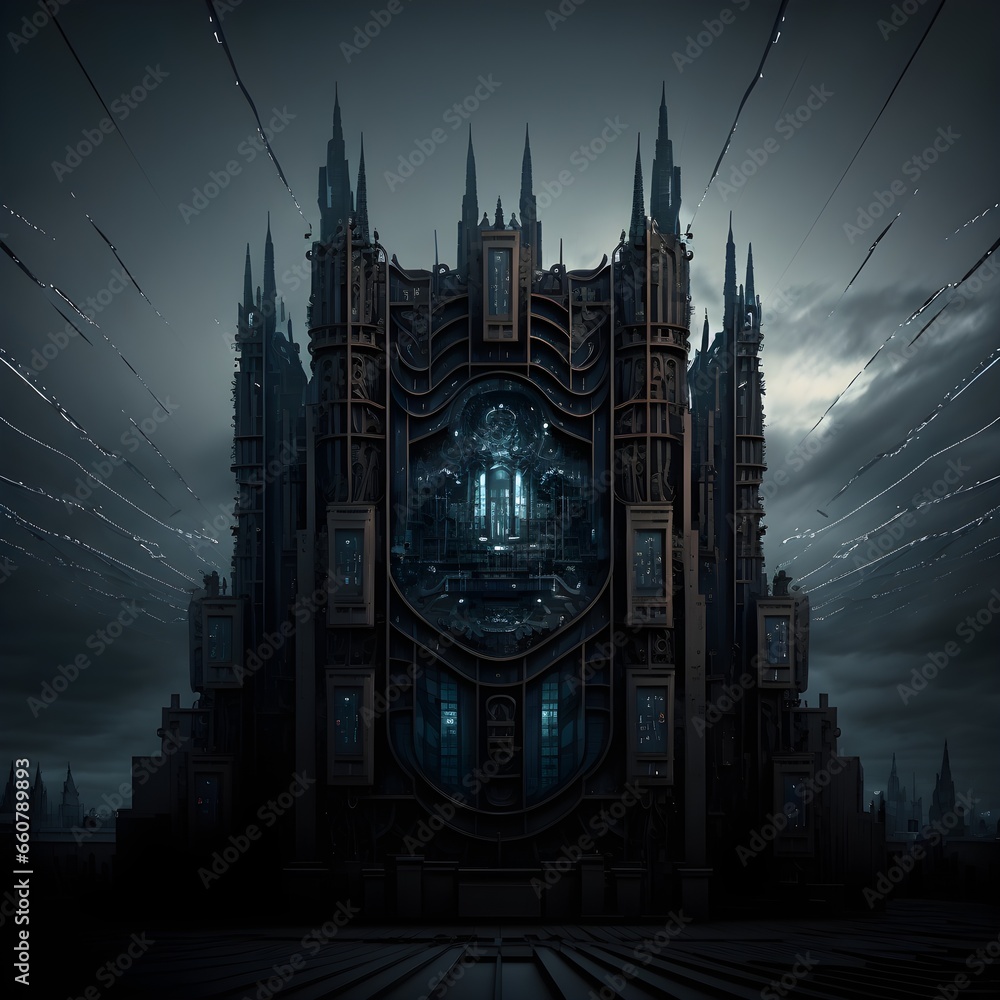 mechanical electronic built cathedral cathedral built out of electronic ...