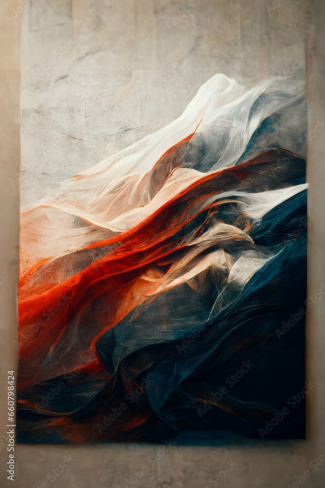minimalism abstract renaissance art created from a printing press 3d ...
