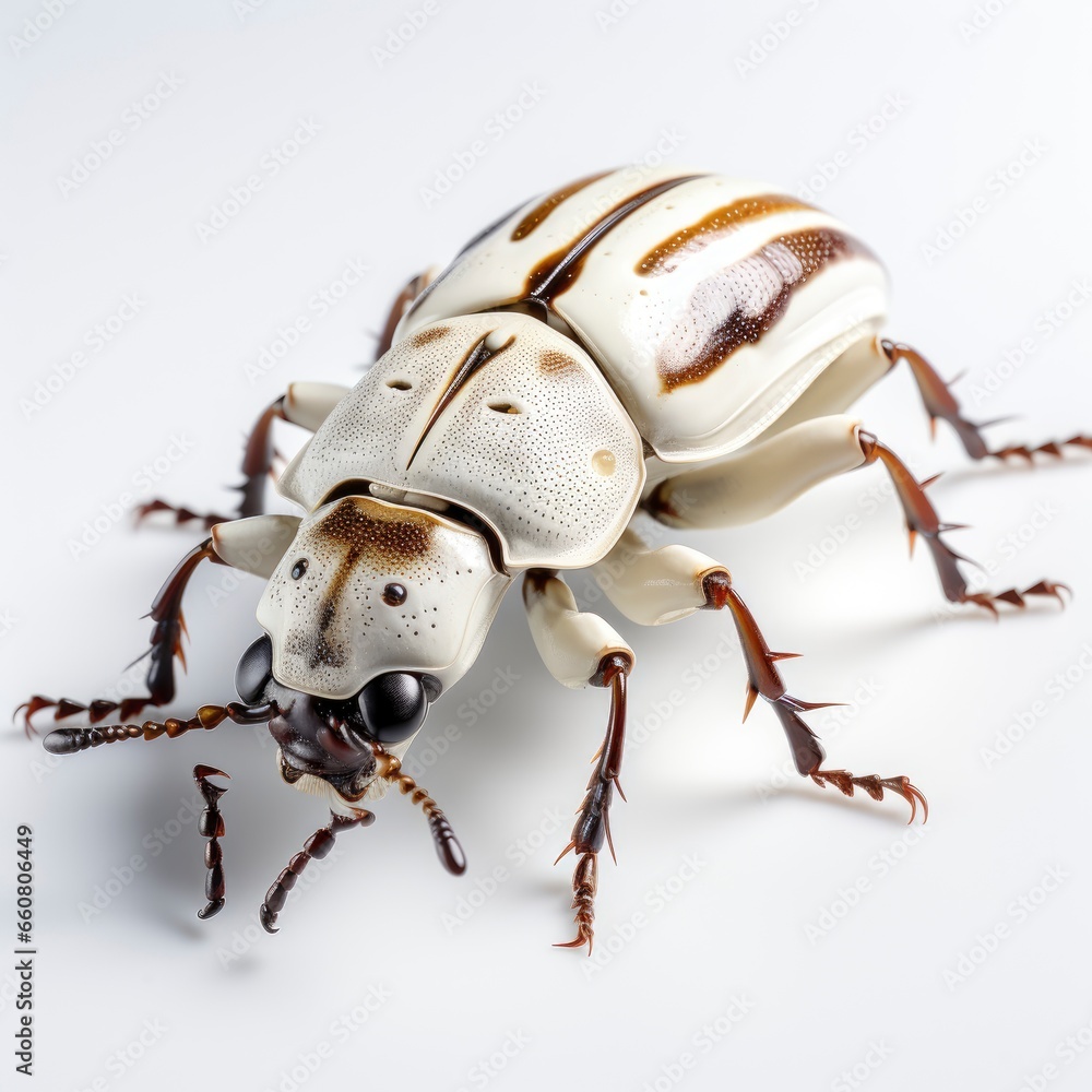 Full view Boll weevil on a completely white background, wallpaper ...