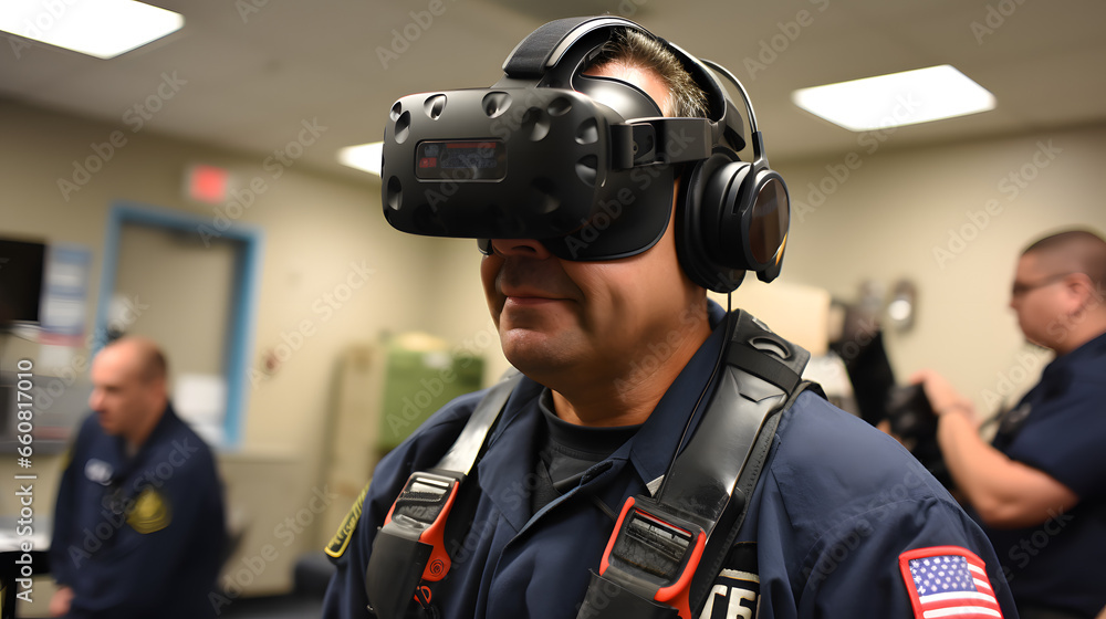 Virtual reality training for first responders (firefighters, police ...