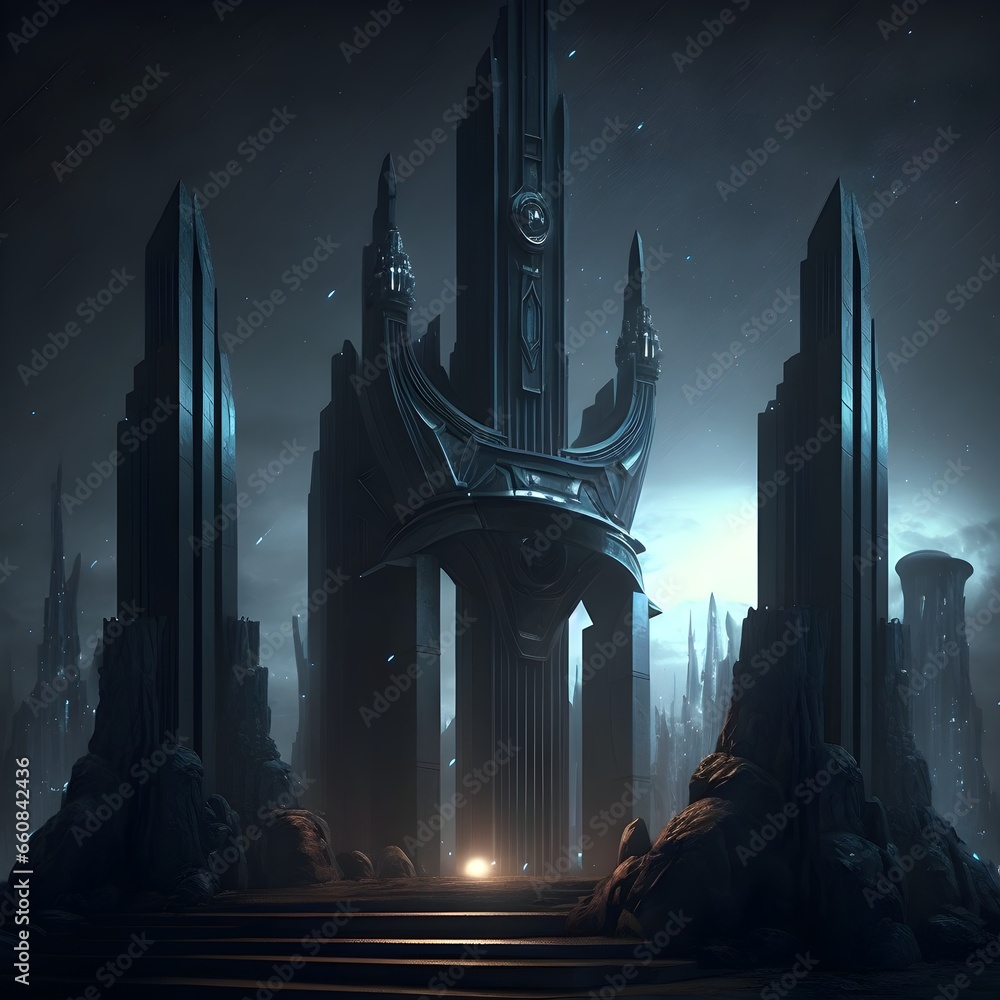 alien city alien ruins city contains massive buildings of glossy black ... alien city alien ruins city contains massive buildings of glossy black ...