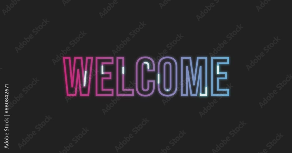 Welcome neon text effect. Welcome Neon Text Effect is a vibrant and eye ...