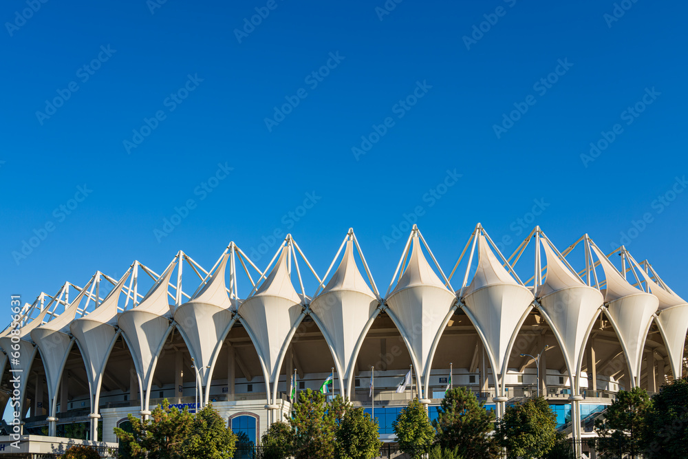 Tashkent, Uzbekistan - September 30, 2023: Bunyodkor Stadium, the ...