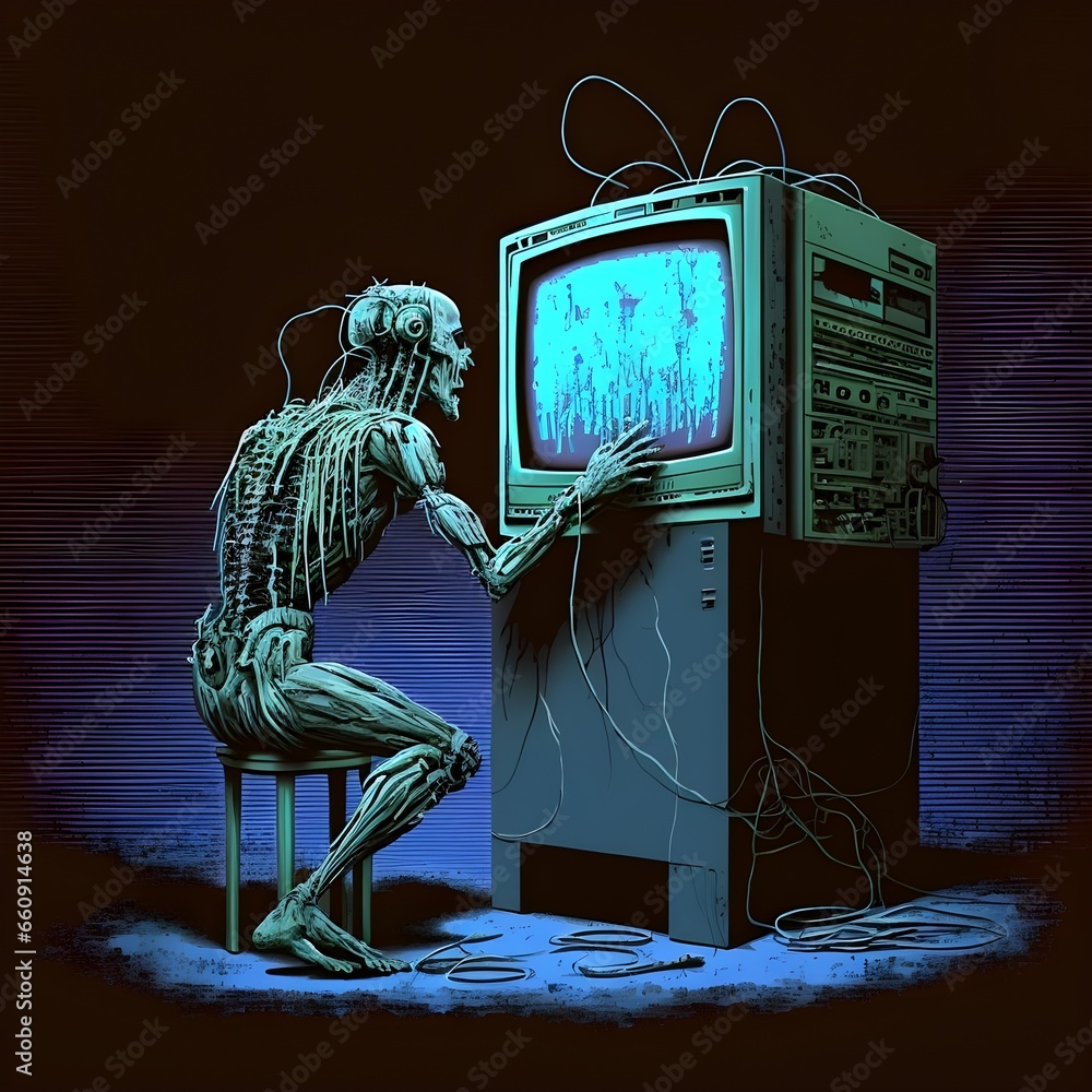 man turning into a computer videodrome the fly sorcerer scanners ...