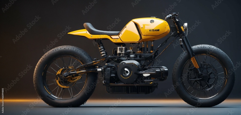 ultra futuristic minimal design bike Designed by 8k resolution,hyper ...