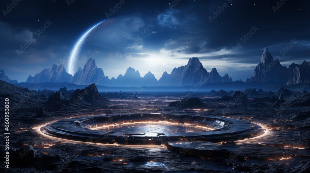 Futuristic horizon background, Background Image,Desktop Wallpaper ...