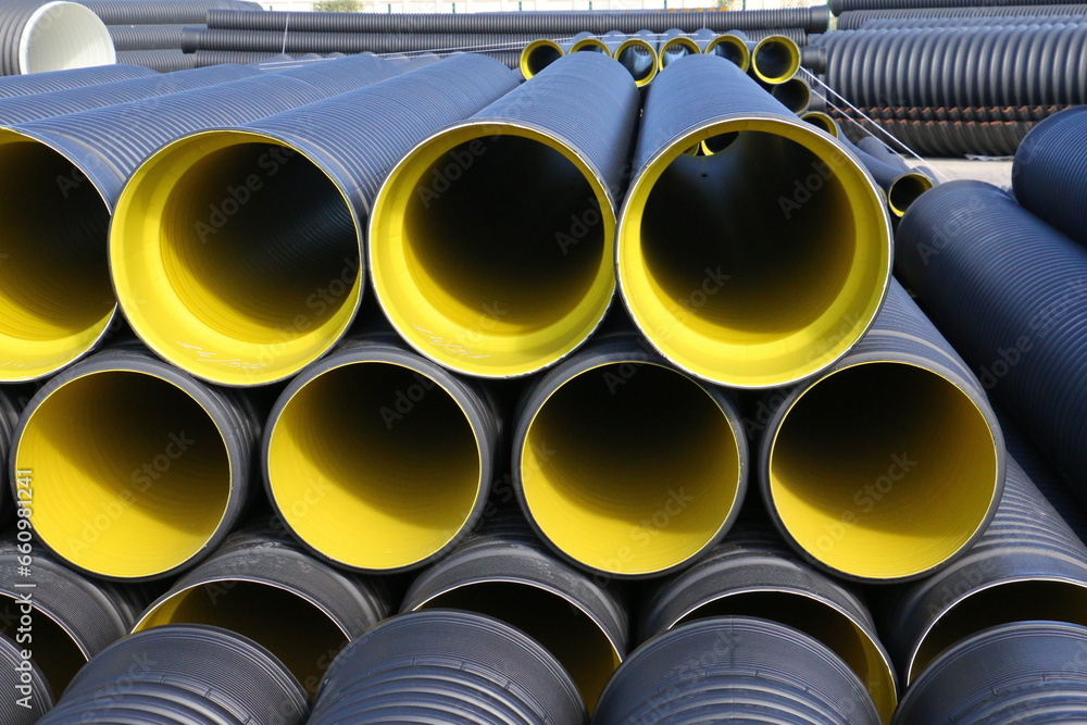 HDPE Corrugated Pipe, HDPE Pipes Manufacturers, HDPE DWC Yellow pipes ...