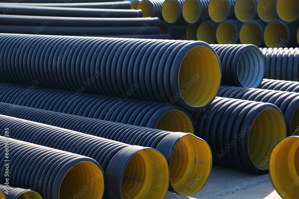 HDPE Corrugated Pipe, HDPE Pipes Manufacturers, HDPE DWC Yellow pipes ...