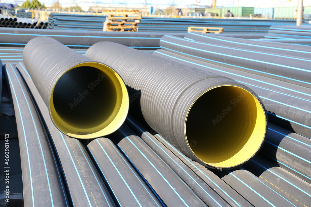 HDPE Corrugated Pipe, HDPE Pipes Manufacturers, HDPE DWC Yellow pipes ...