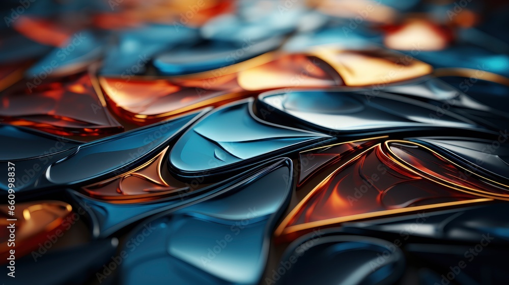 Metallic background with abstract shapes, Background Image,Desktop ...