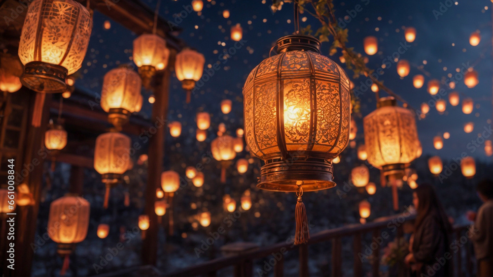 Photo & Art Print Lantern Release, Showcase the magical moment when ...
