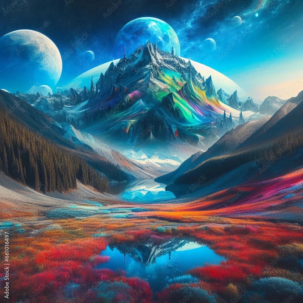 Transport viewers to a surreal and otherworldly landscape by ...