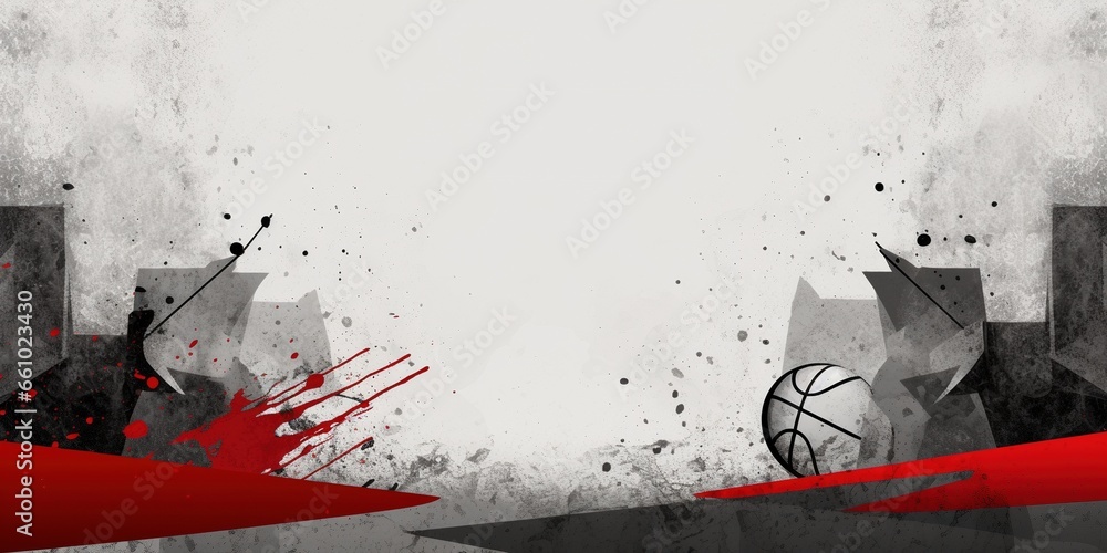 basketball themed background wallpaper, borders, grain, dust Stock ...
