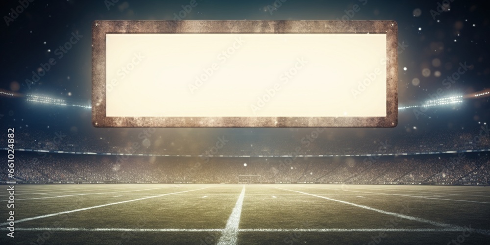sports stadium background wallpaper with scoreboard template for mock ...