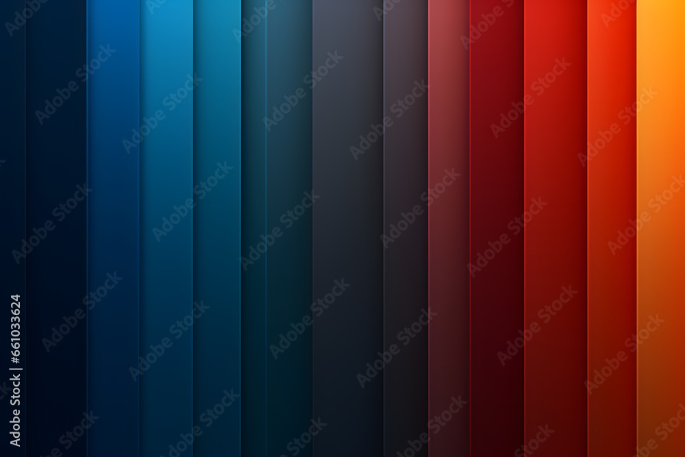 Gradient of vertical bars transitioning from blue to red Stock ...