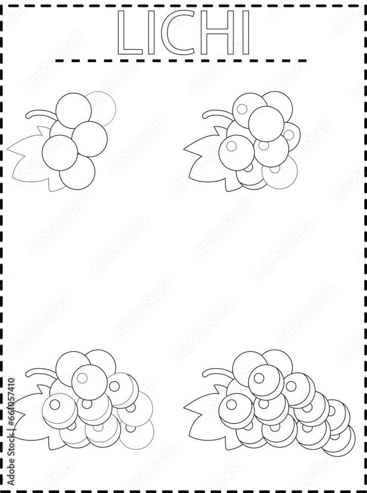 Vetor de How to Draw Step By Step Coloring Pages For kids do Stock ...