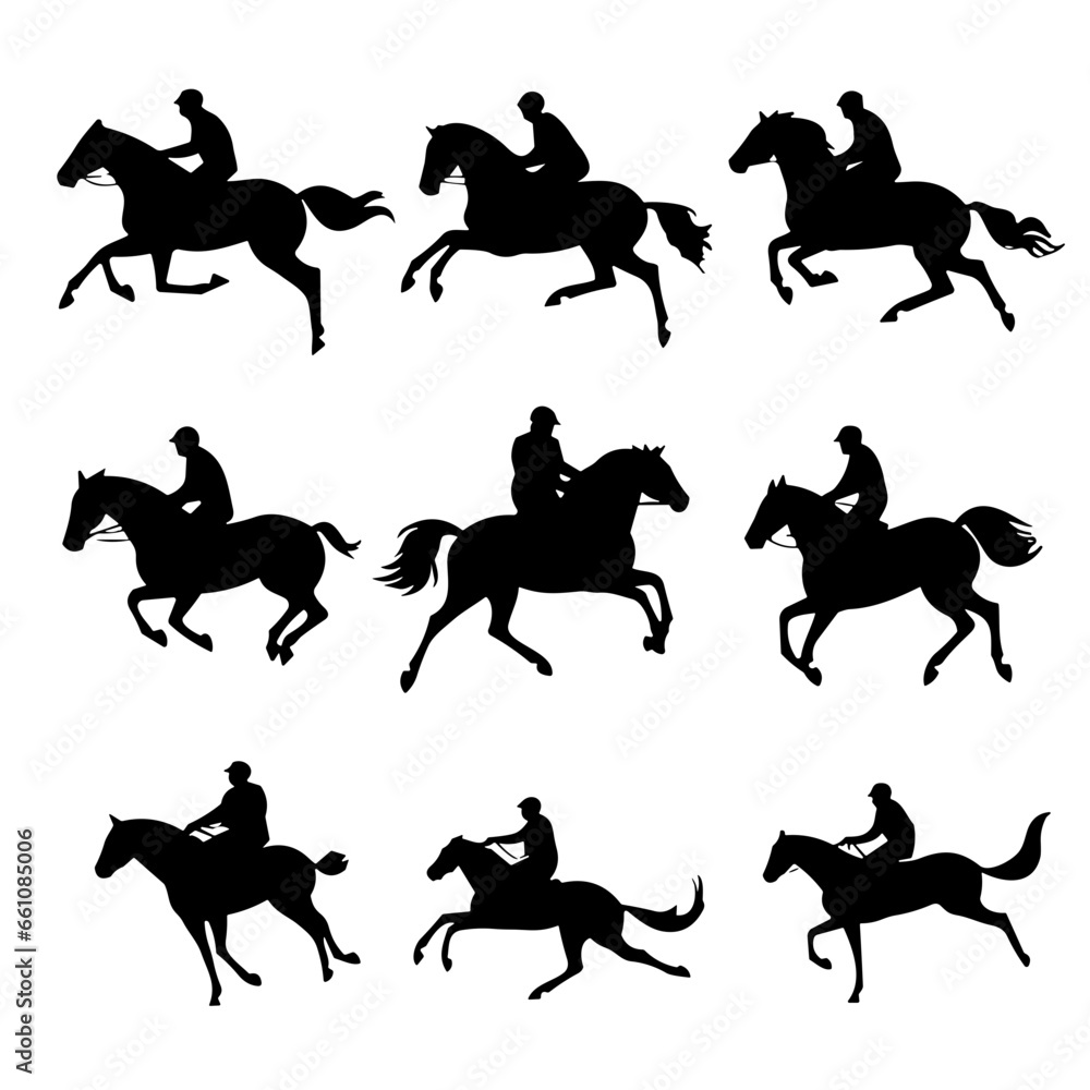 horse riding silhouette, horse silhouette, horse vector, horse svg ...