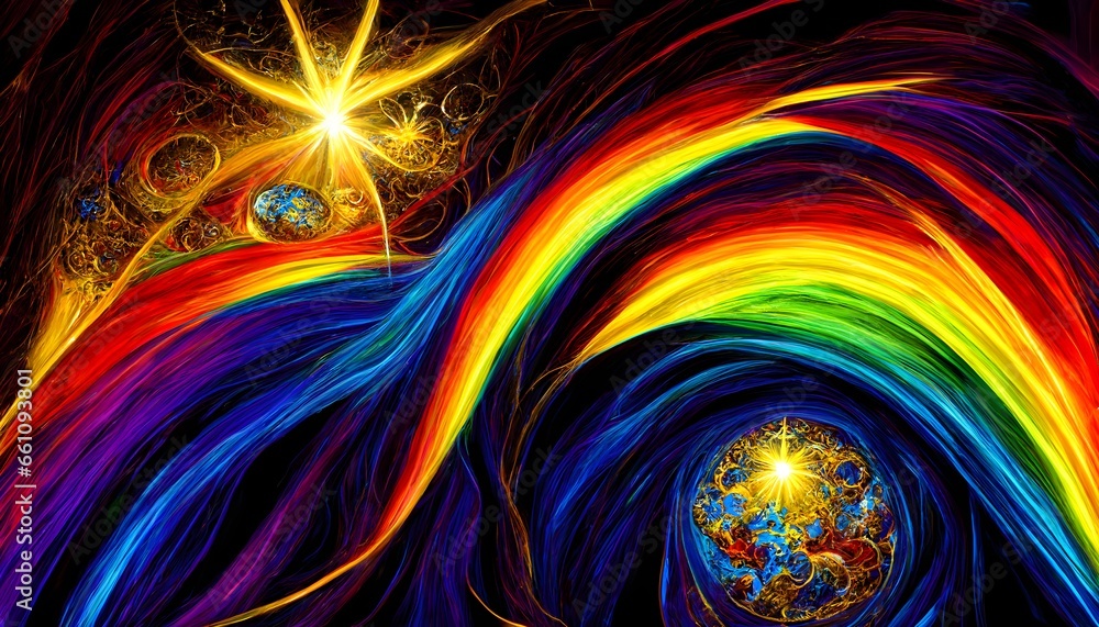 God designs love cosmic creation Gods design schematics majestic scene ...