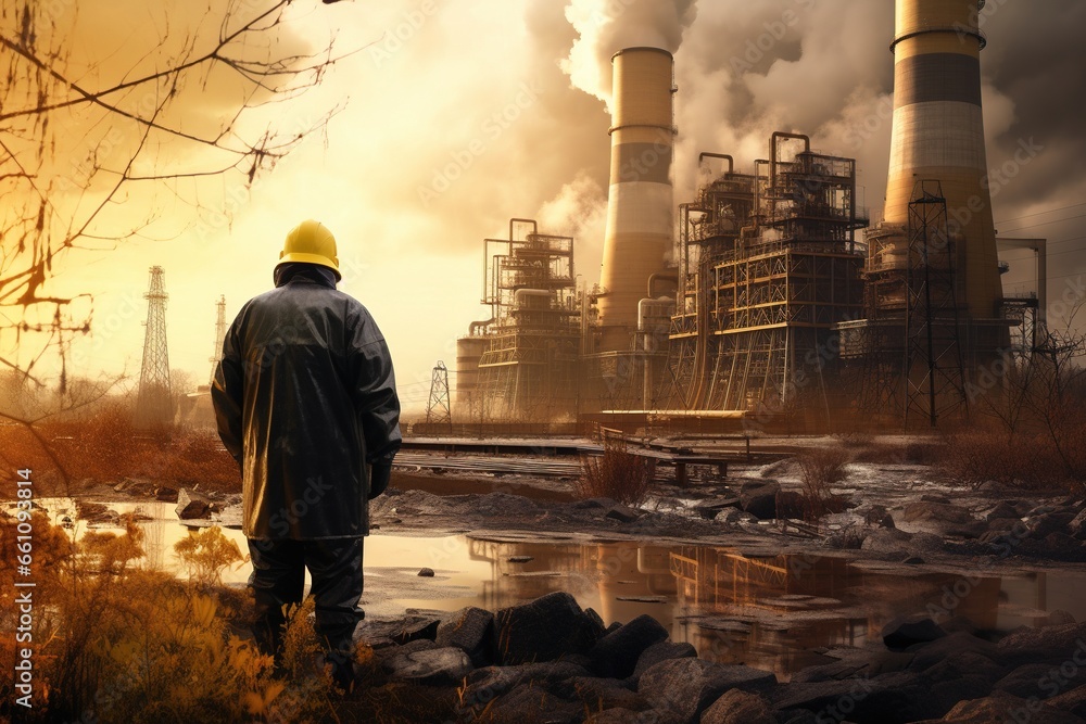 Explosion at nuclear power plants, nuclear disaster, nuclear terrorism ...