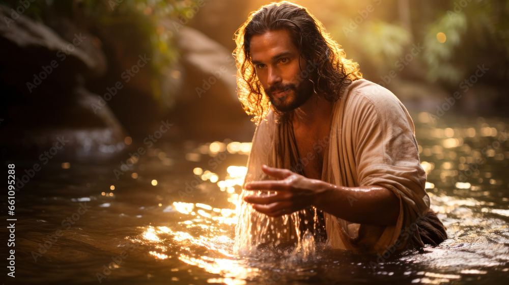 Jesus Christ the Water of Life the Lamb of God our Savior Immanuel ...