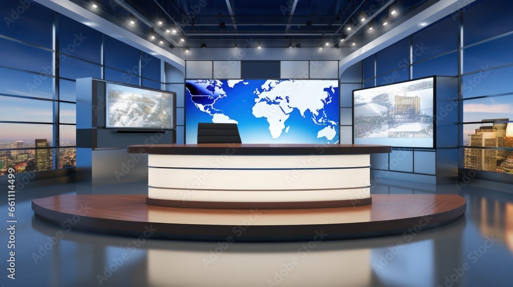 Tv studio. News studio. News studio. The perfect backdrop for any green ...