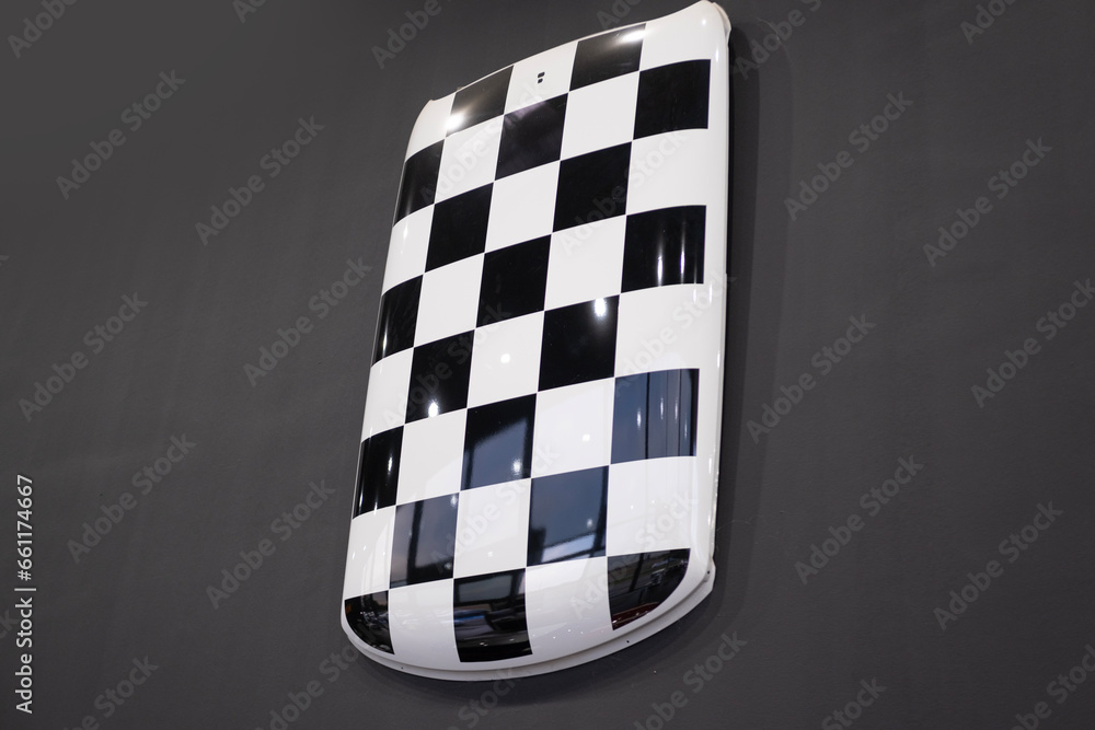 car roof without sunroof Checkered for Mini Cooper BMW of automotive ...