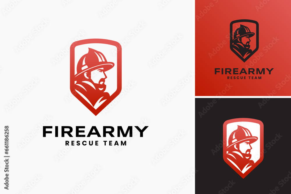 "Logo for the Fire Department" is a design asset suitable for fire ...