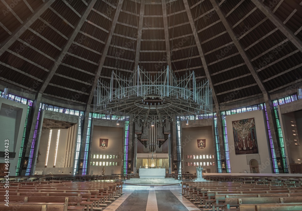 Liverpool, UK - Oct 08, 2023 - Architecture interior design of ...