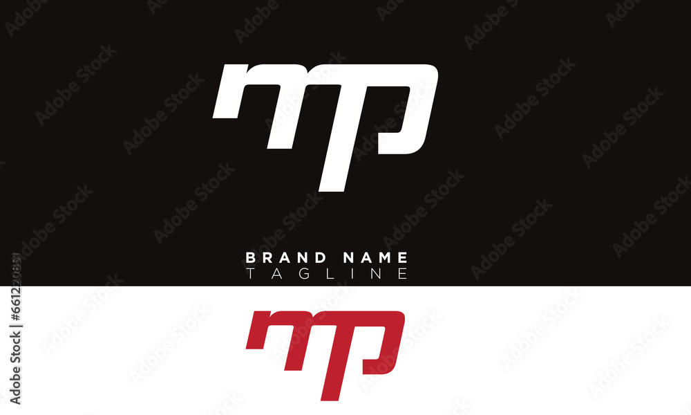 MP Alphabet letters Initials Monogram logo PM, M and P Stock Vector ...