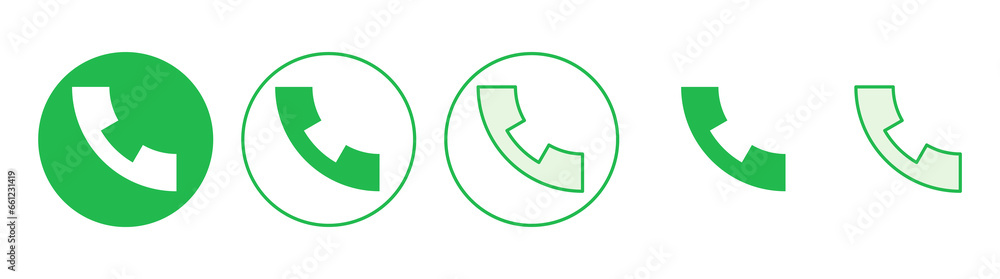 Call icon set. telephone icon vector. phone icon vector. contact us ...
