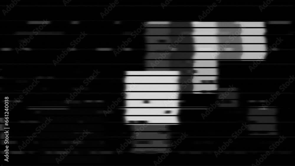 Glitch noise static television VFX pack. Visual video effects stripes ...