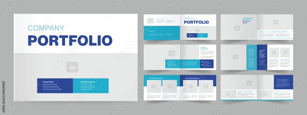 company portfolio layout. landscape architecture portfolio brochure ...