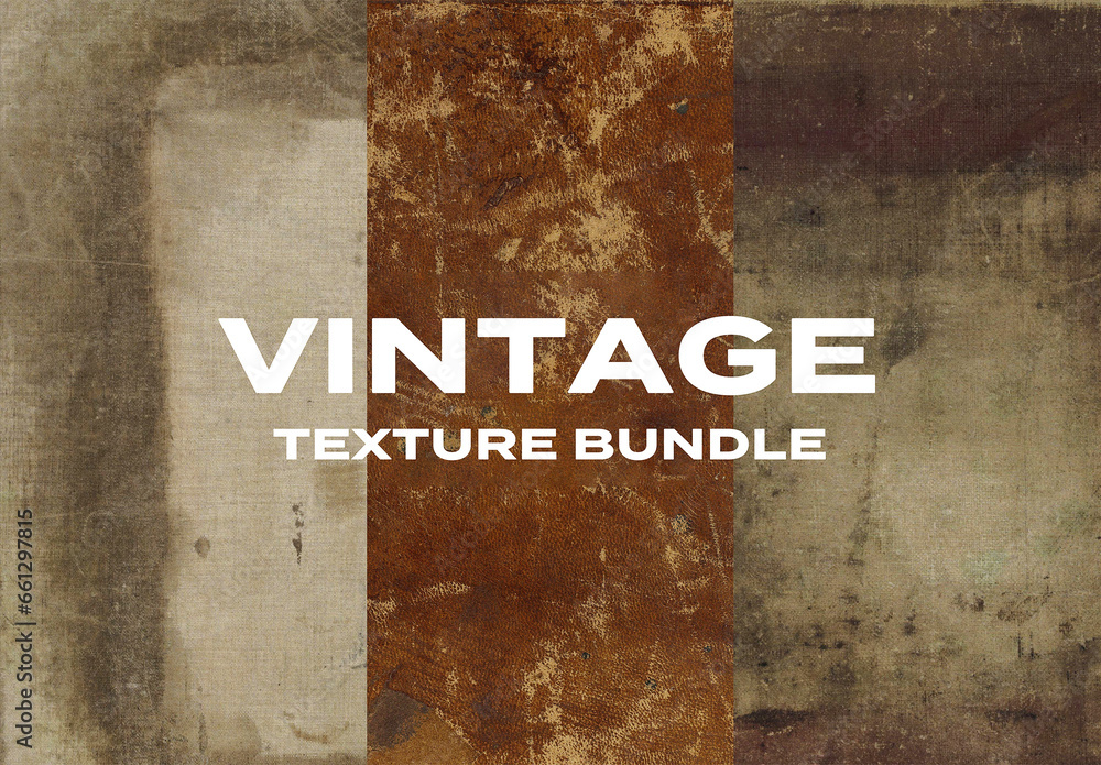 Vintage Paper Old Retro Grunge Overlay Texture Bundle Pack Stock ...