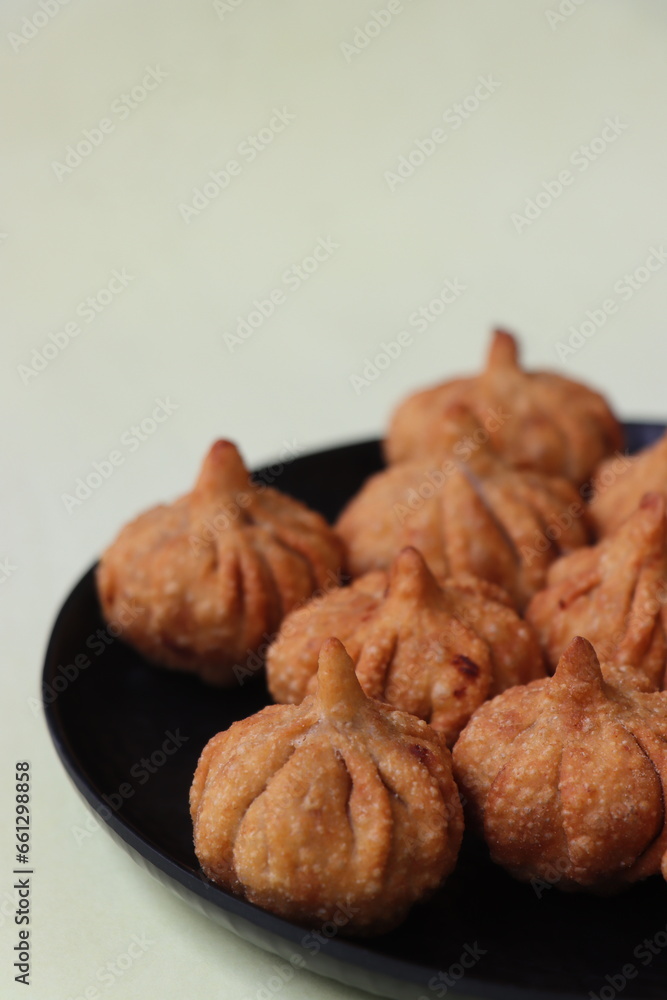 Modak- a traditional dish made during Ganpati festival in India, a ...
