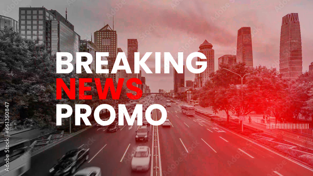 Breaking News Promo template contains 9 placeholders and 18 editable ...