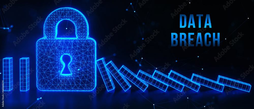 Digital business and technology concept, virtual screen showing DATA ...