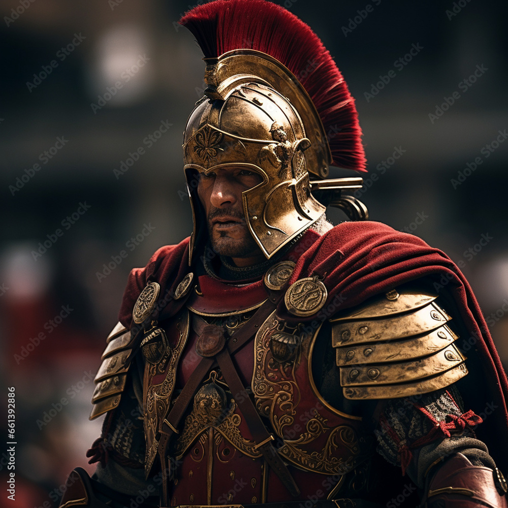Roman Soldier legionnaire concept art Stock Photo | Adobe Stock