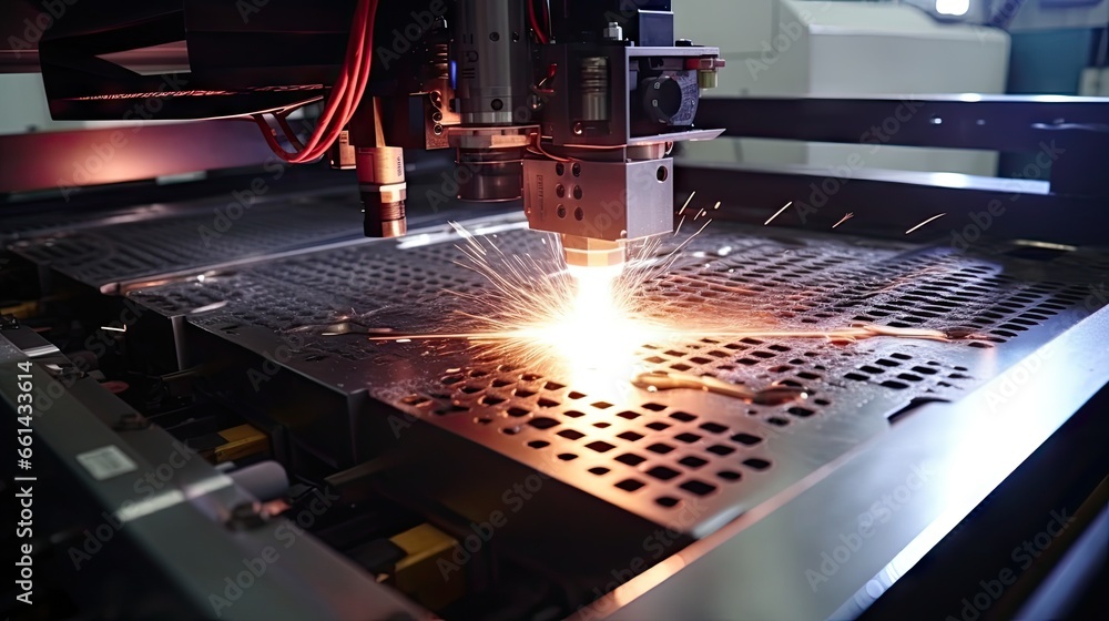 High precision CNC laser welding sheet metal high speed cutting laser welding Laser cutting ...