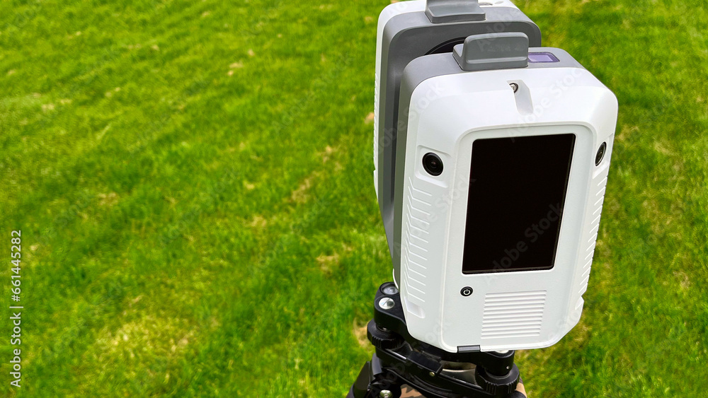 State-of-the-art Surveying Tool 3D Laser Scanner Performs Area Scanning ...