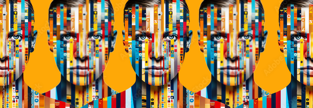 Personal identification concept, personal data. Personality and ...