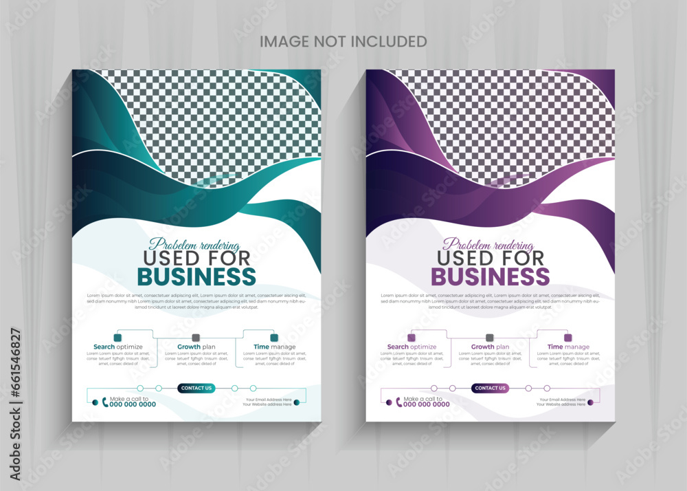 Business Flyer design A4 size corporate flyer template for marketing ...