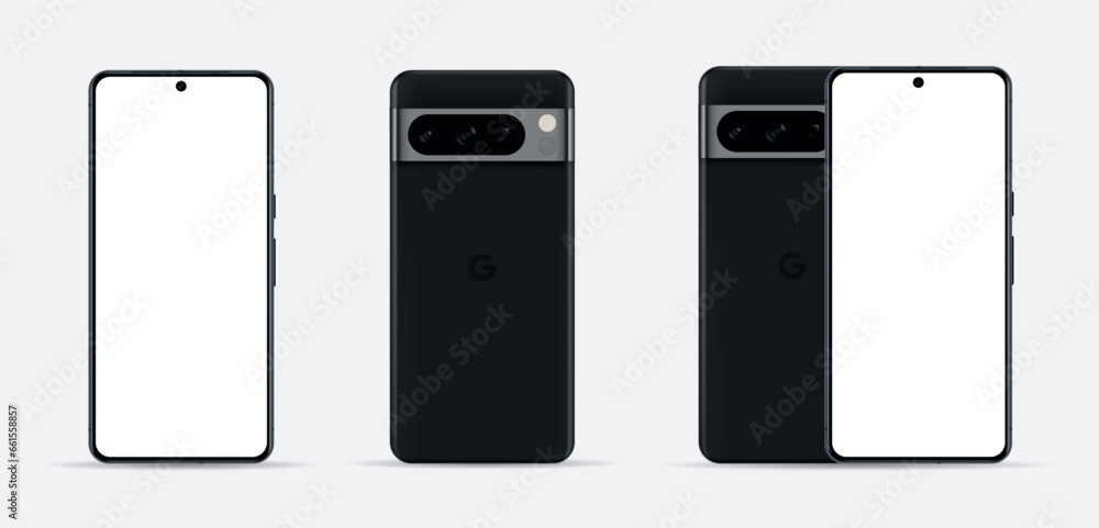 Google Pixel 8 Pro. Pixel 8 Pro presentation. Stock Vector | Adobe Stock
