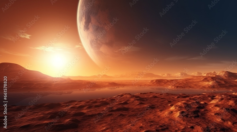 A high-resolution photograph of Mars, one of the celestial bodies in ...