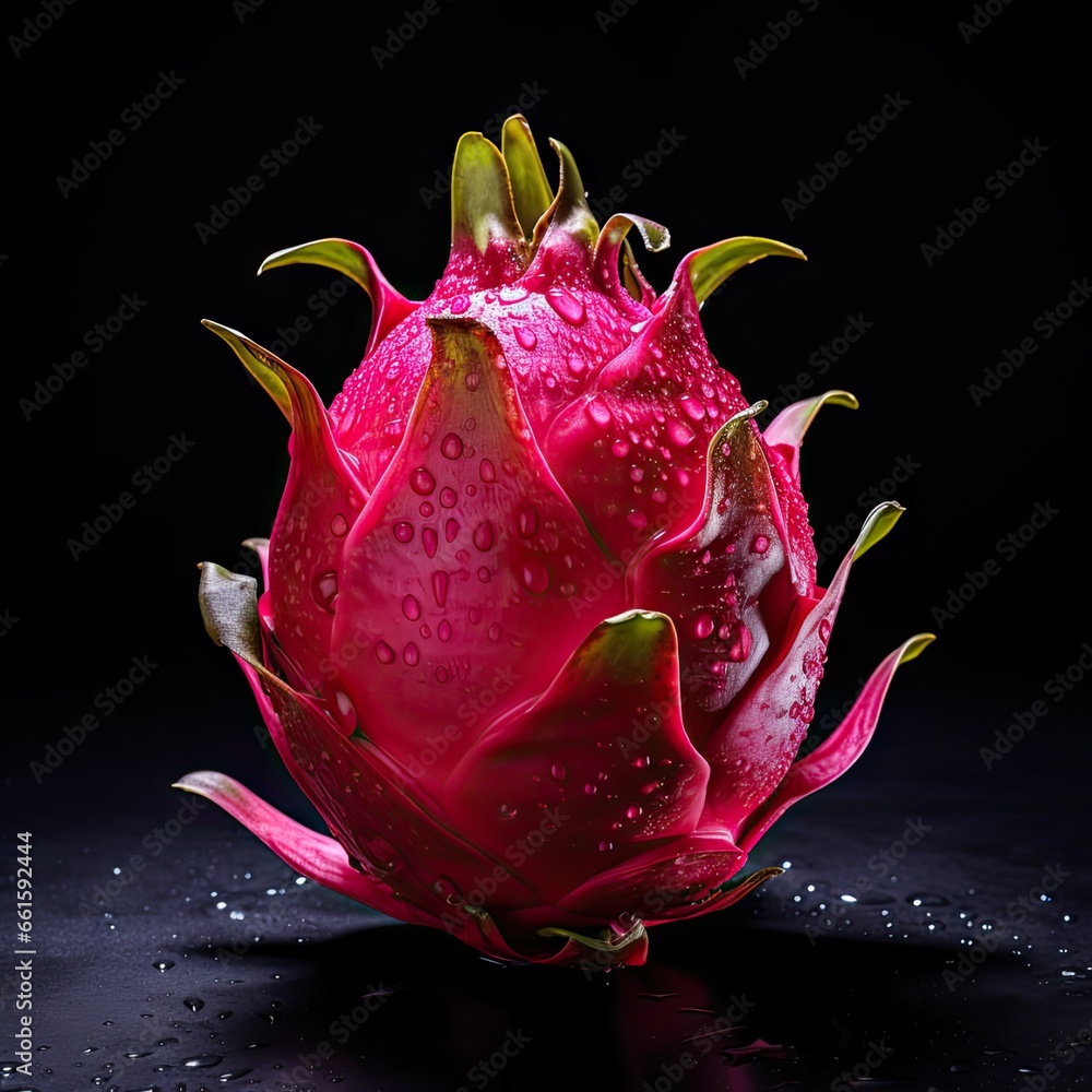 The dragon fruit, also known as pitaya, It's a visual fruit masterpiece ...