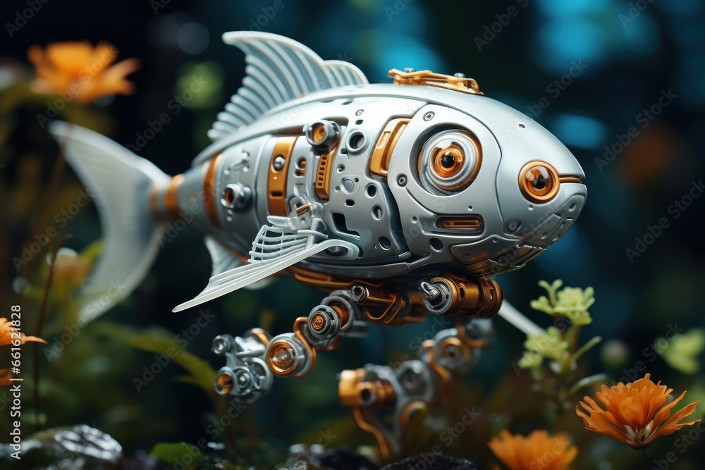 Sub-microscopic robots mimicking the graceful movement of aquatic life ...
