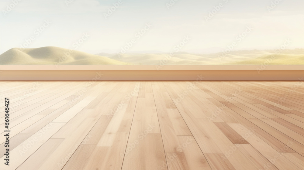 Fond graphique, planche de bois et paysage. Arrière-plan et espace pour ...