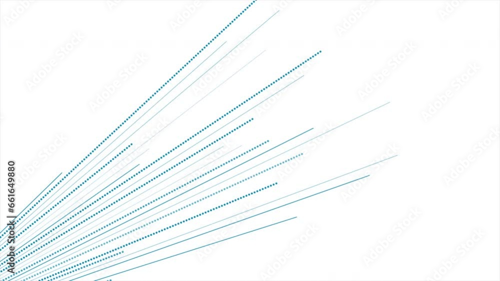 Blue minimal lines and dotted lines abstract futuristic tech background ...